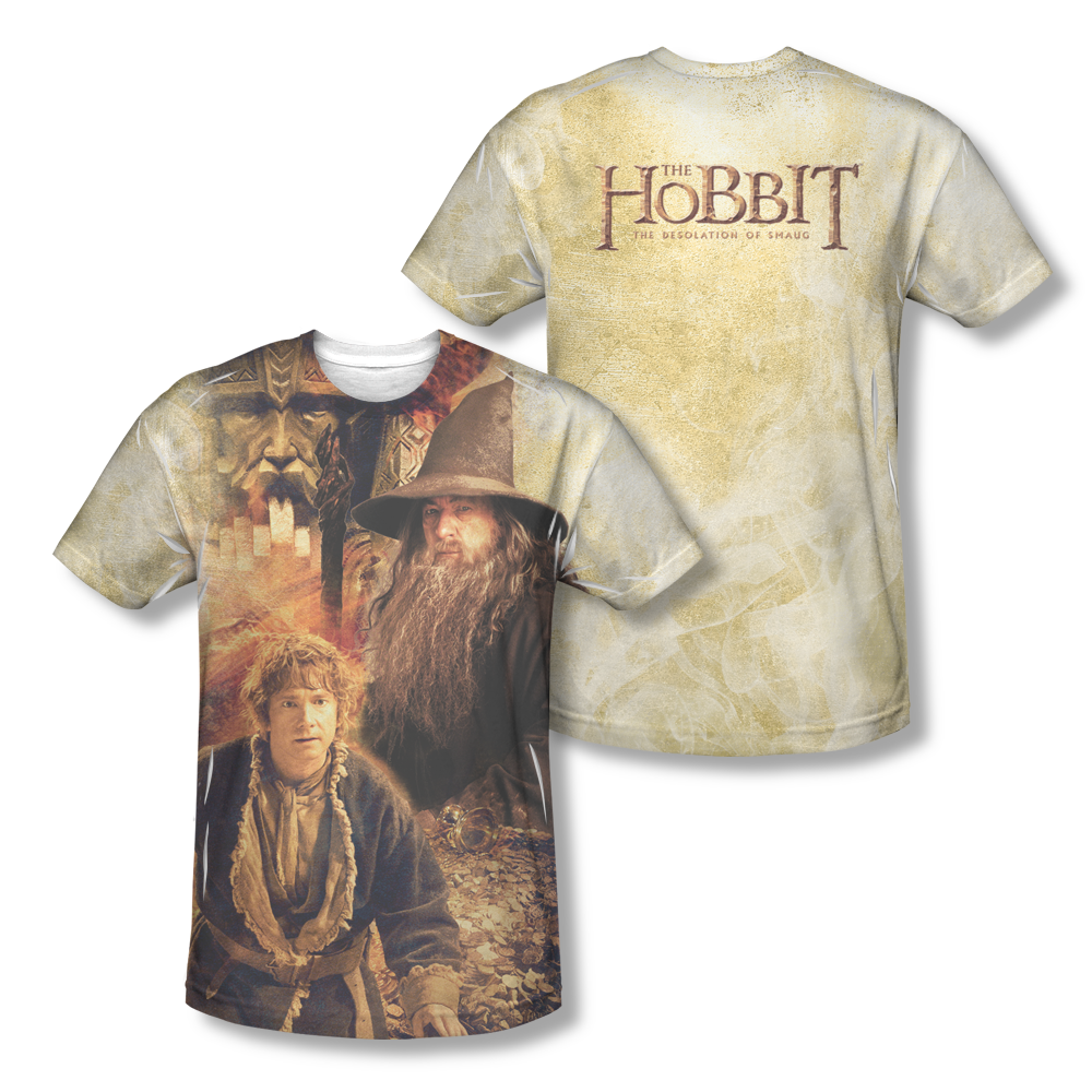 The Hobbit™ Bilbo And Gandalf All-Over T-Shirt