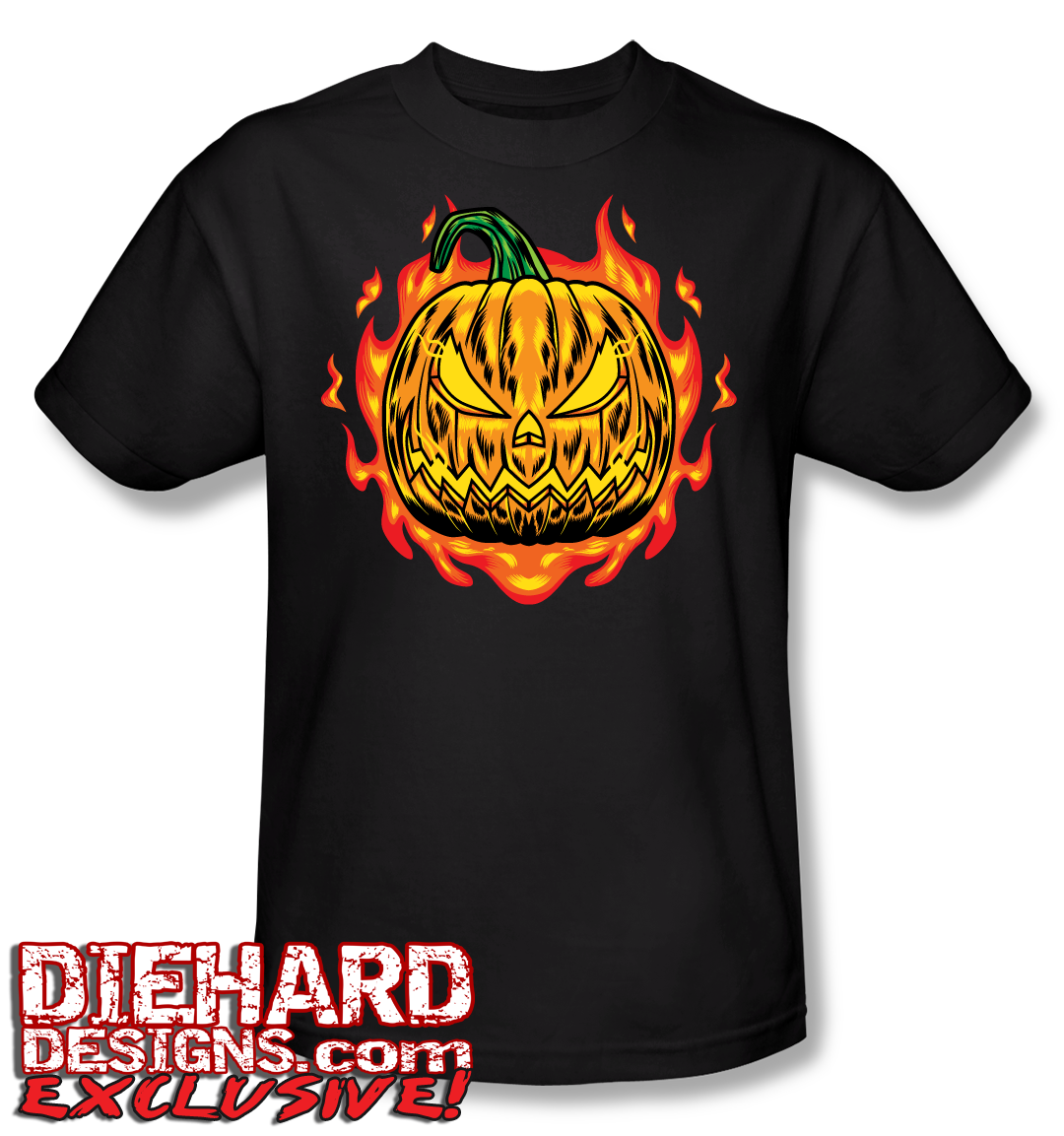 Fiery Jack O' Lantern T-Shirt
