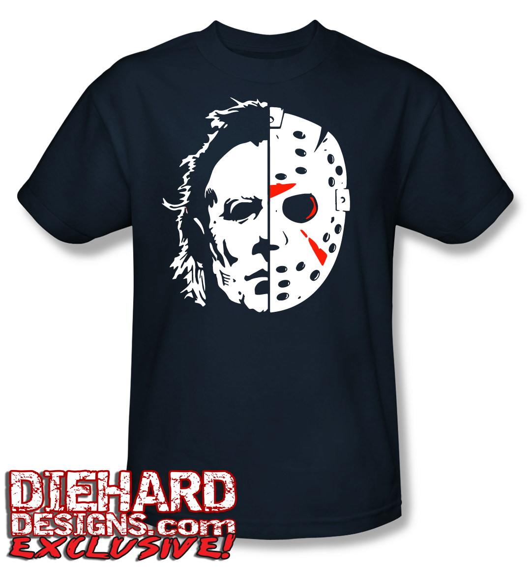 Michael vs Jason "SPLIT FACE" T-Shirt