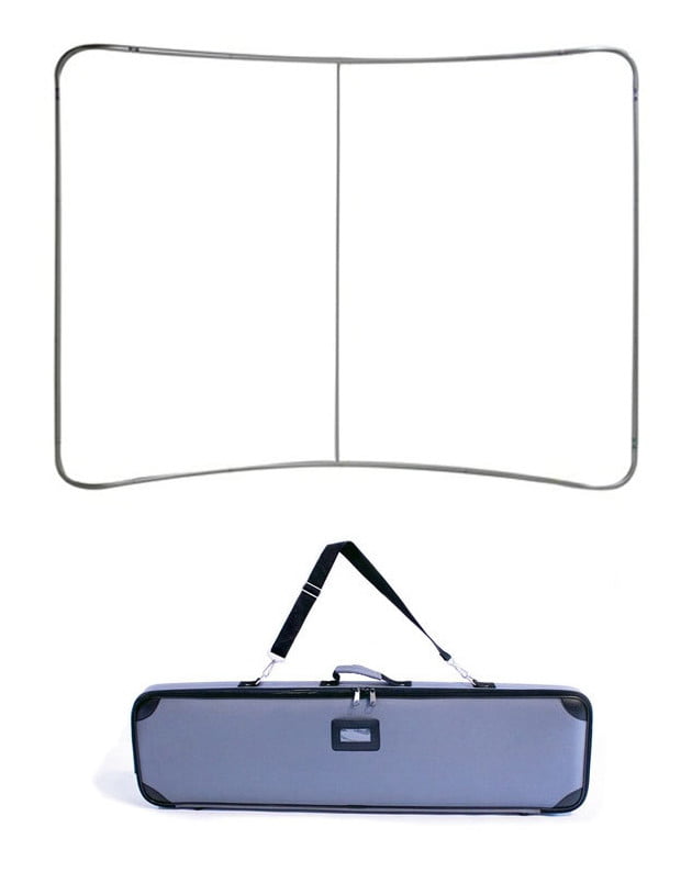 Custom Full Color 6' Curved Table Top Fabric Tube Display Kit + FREE ...